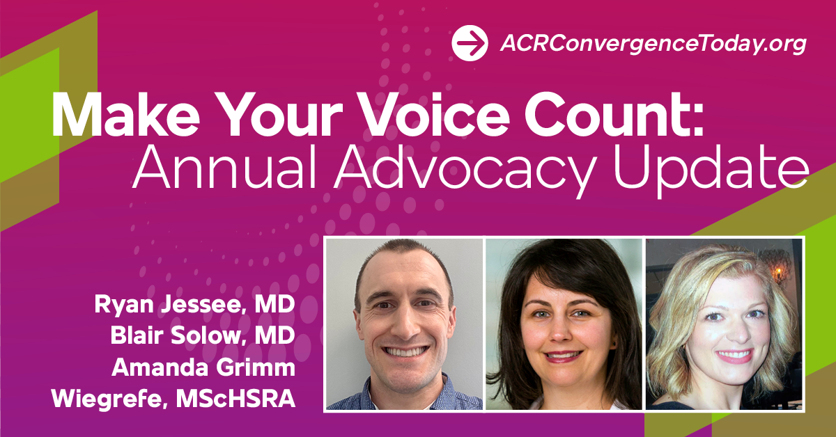ACR advocacy efforts advance despite pandemic - ACR Convergence Today