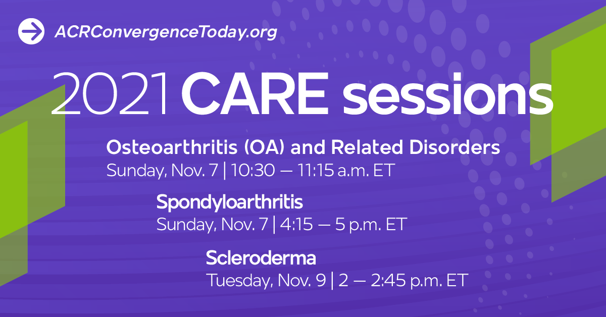 CARE sessions combine clinical updates and interactive participation ...